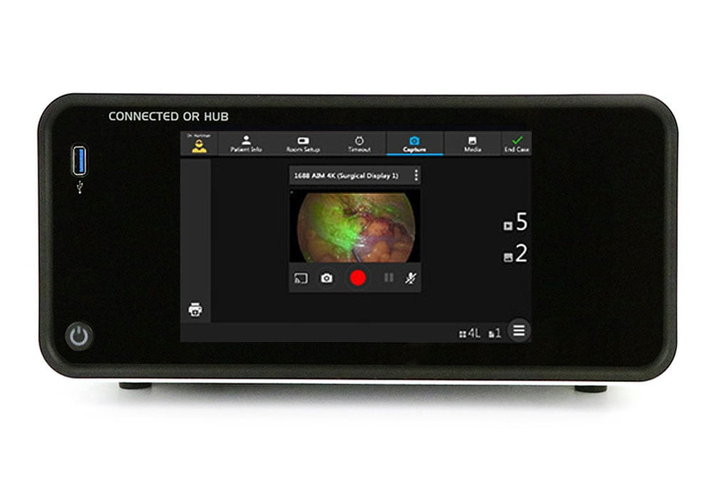 Stryker Connected OR HUB base with Device Control and 4K Recording Kit