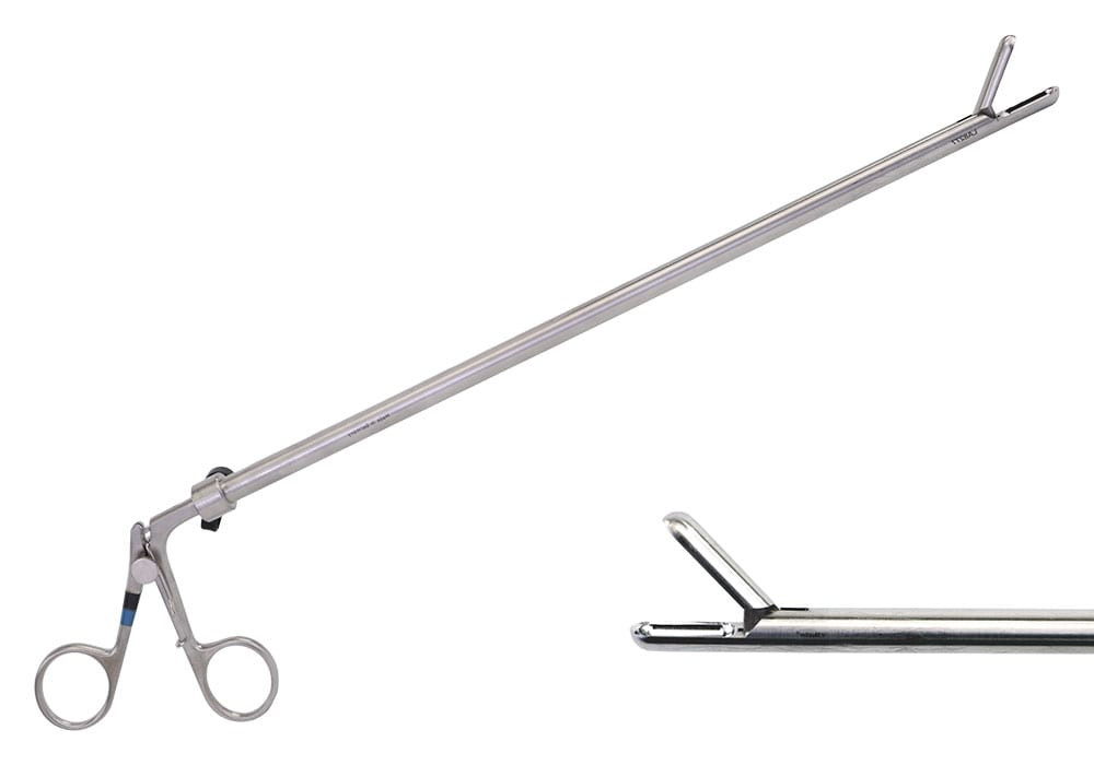 V. Mueller Spoon Cup Grasper, Wide, Cupped Jaw, Single-Action, 10mm, 35mm